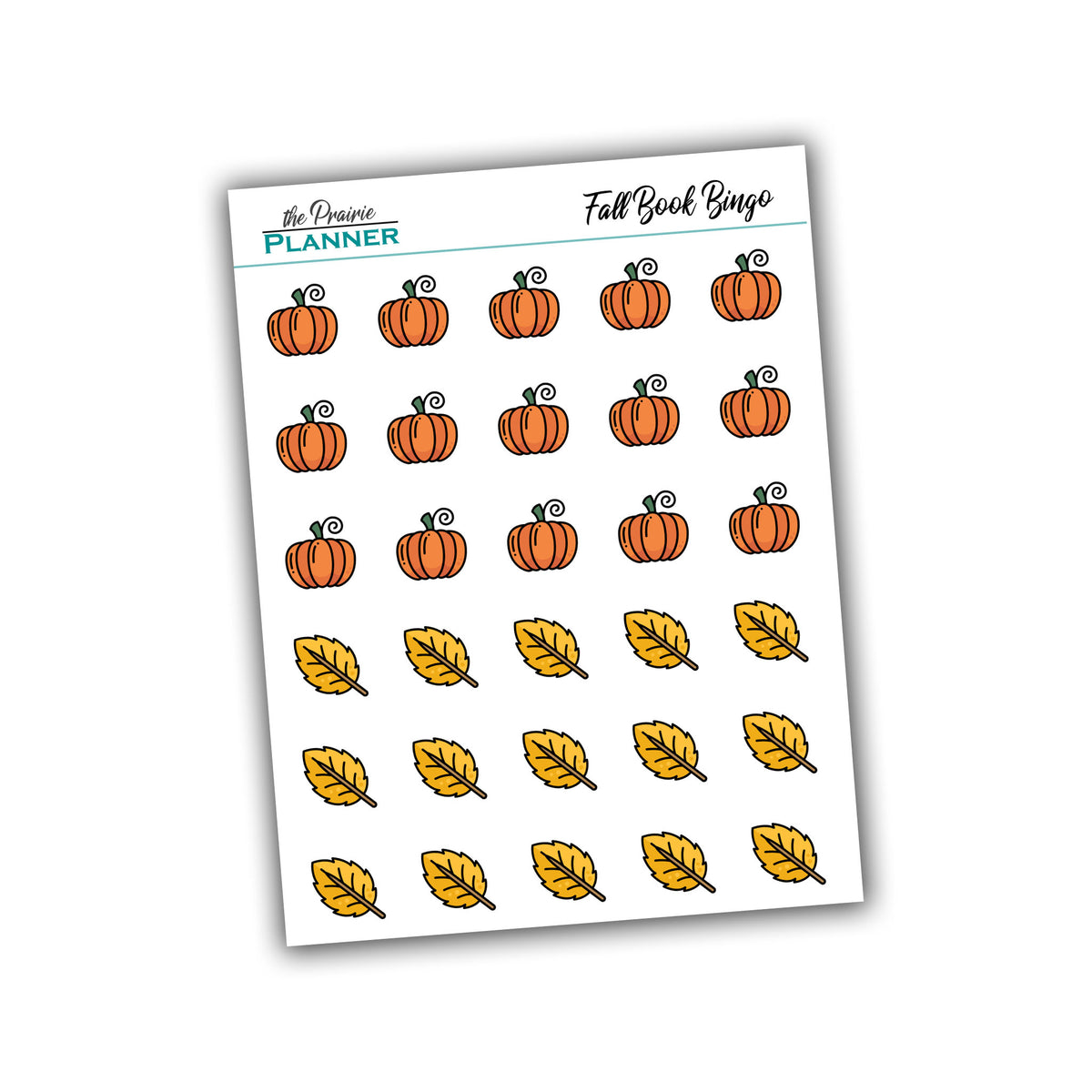 Fall Book Bingo – the Prairie Planner