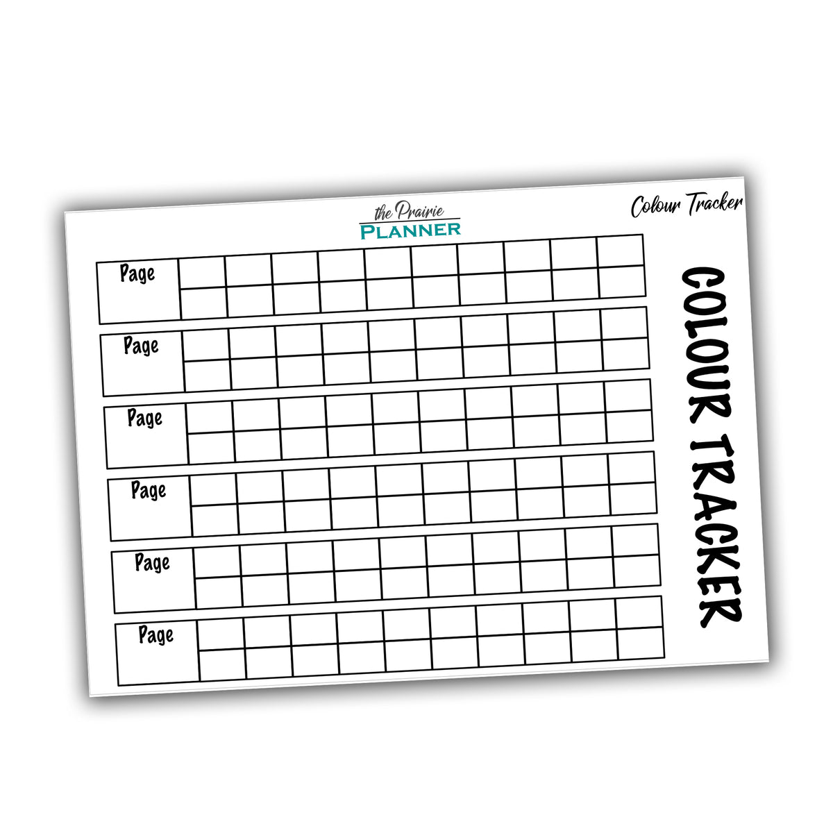 Colour Tracker – the Prairie Planner