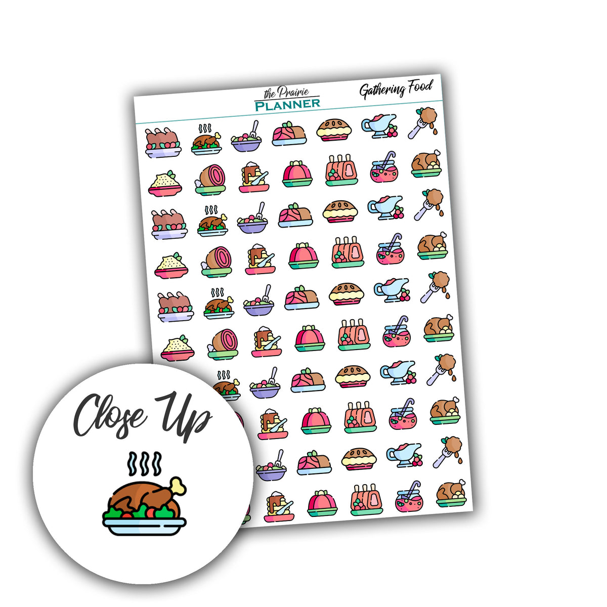Gathering Food Icons – the Prairie Planner