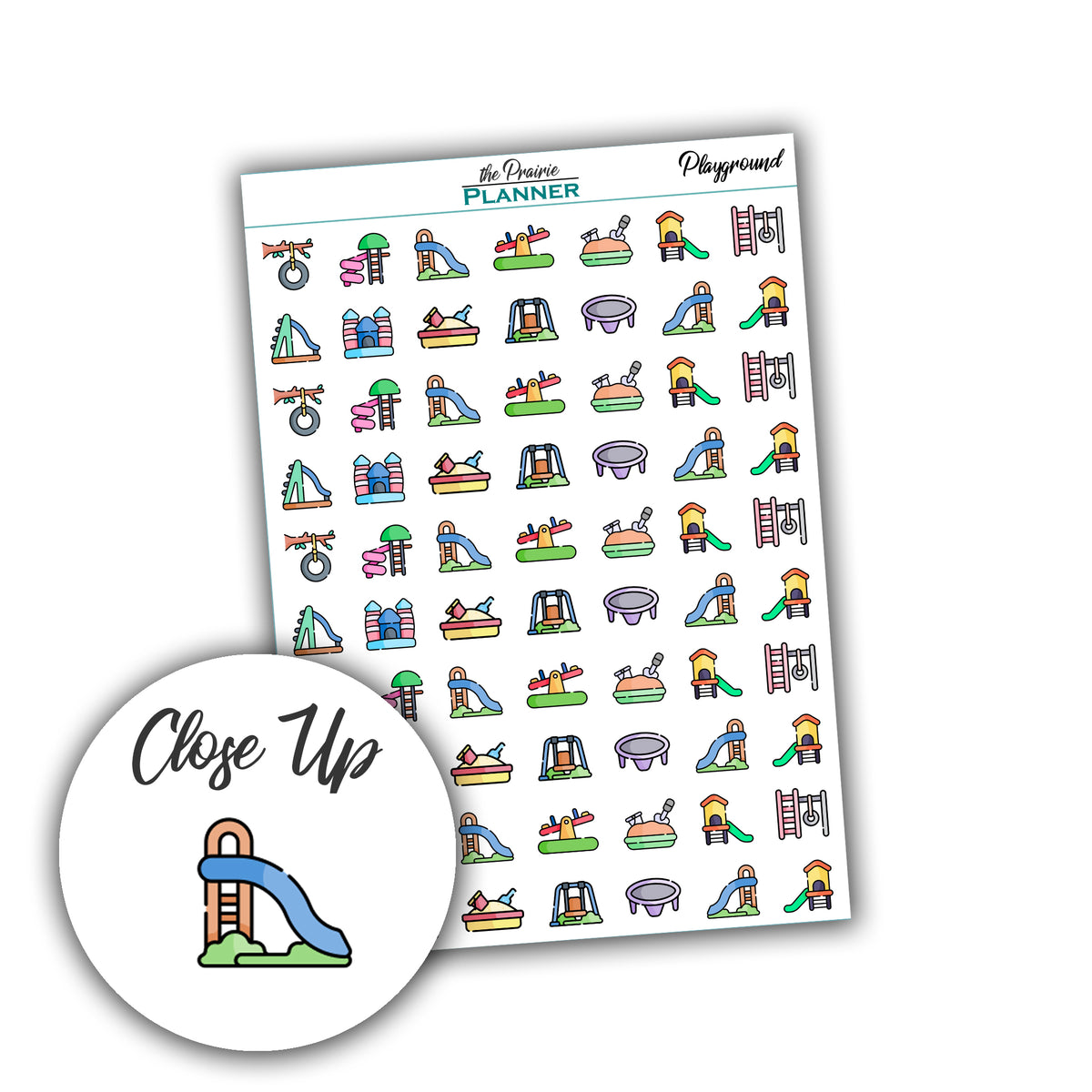 Playground - Planner Stickers – the Prairie Planner