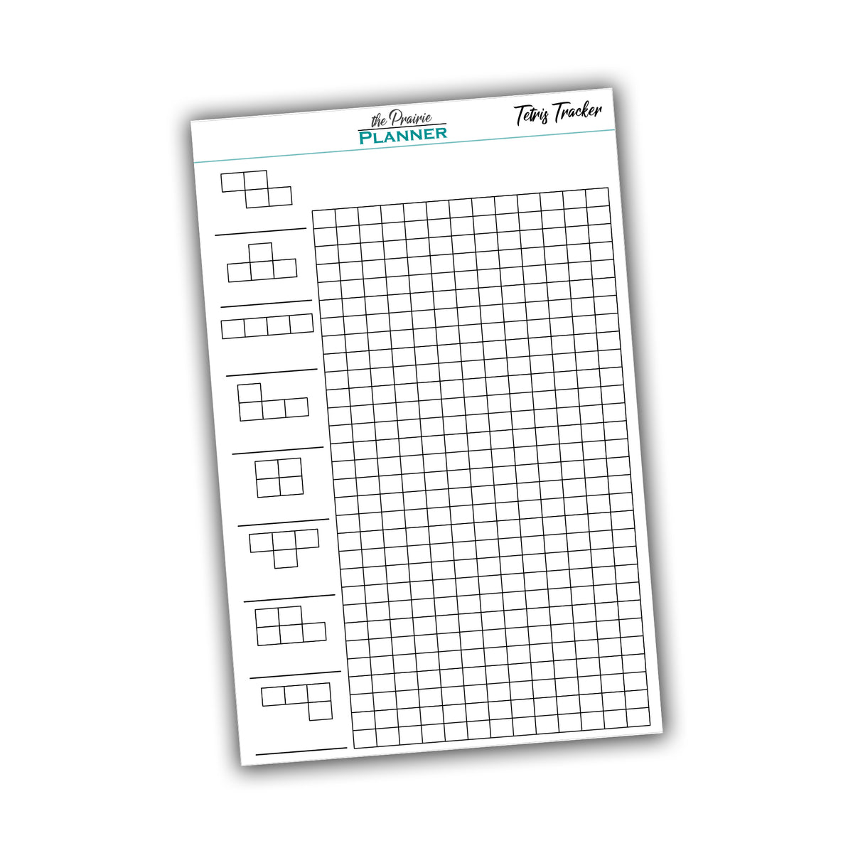 Tetris Tracker – the Prairie Planner